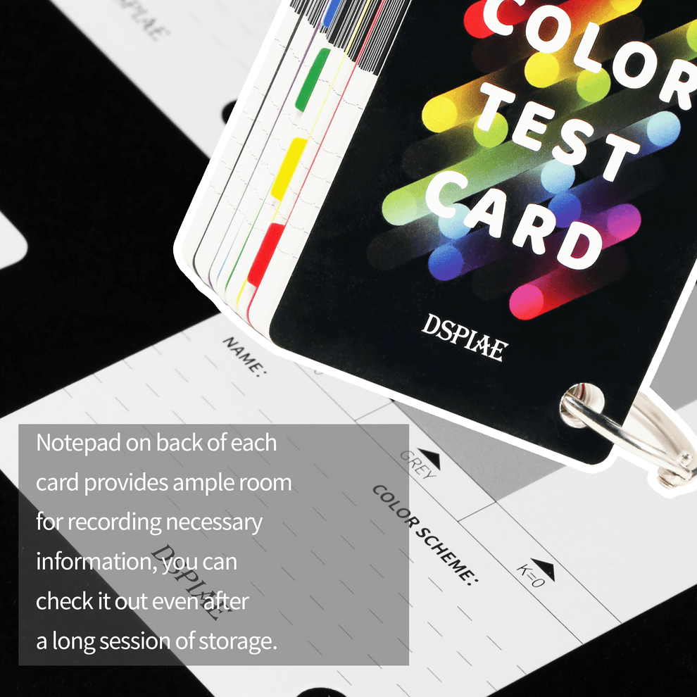 DSPIAE CC-01 Paint Test Card – DSPIAESTORE
