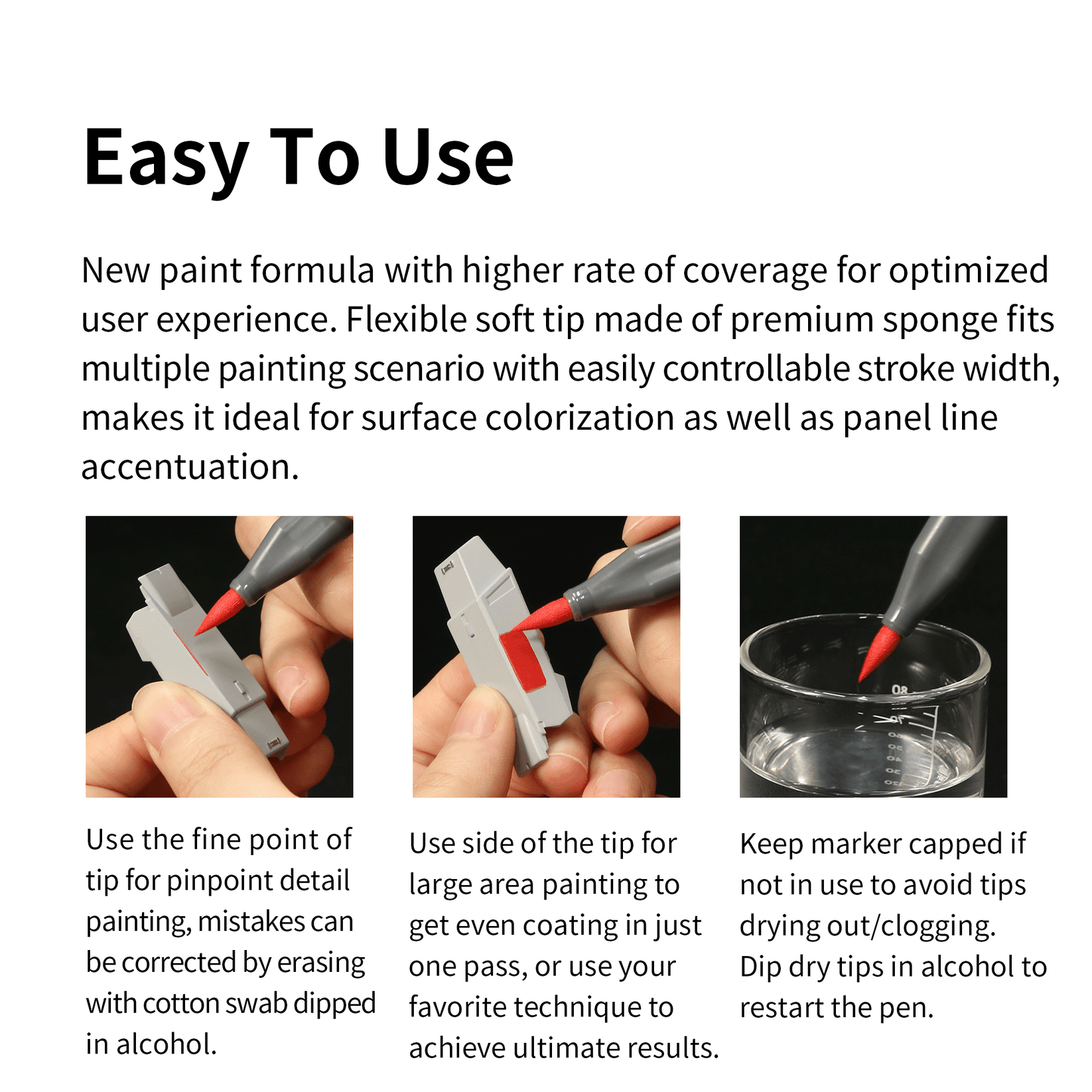 DSPIAE MK Eco-friendly Water-based Soft Head Markers with Multi Colors ...