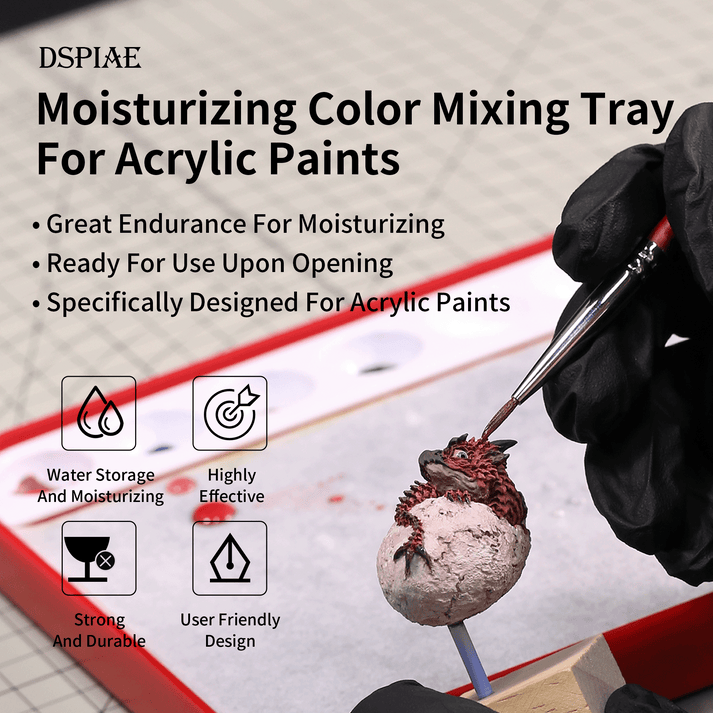 DSPIAE MP PRO Moisturizing Color Pallete For Acrylic Paints – DSPIAESTORE