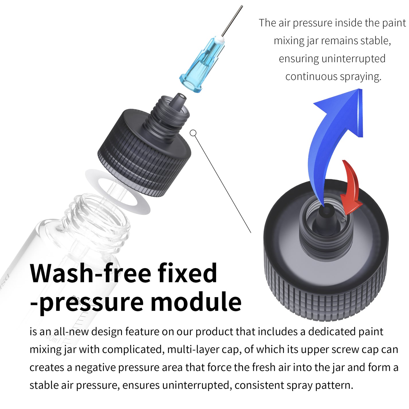 DSPIAE PT-AB Wash-Free Airbrush – DSPIAESTORE